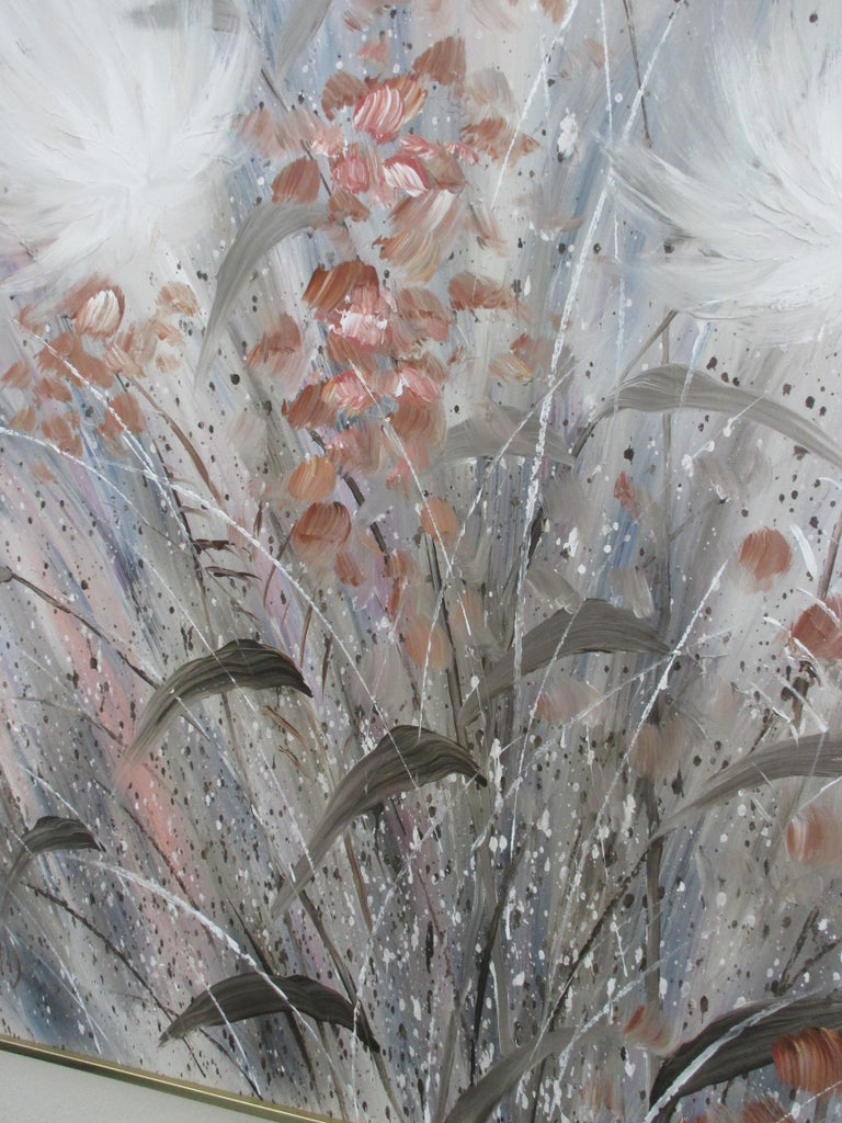 Vintage Lee Reynolds Gray Floral Painting For Sale at 1stDibs | lee ...