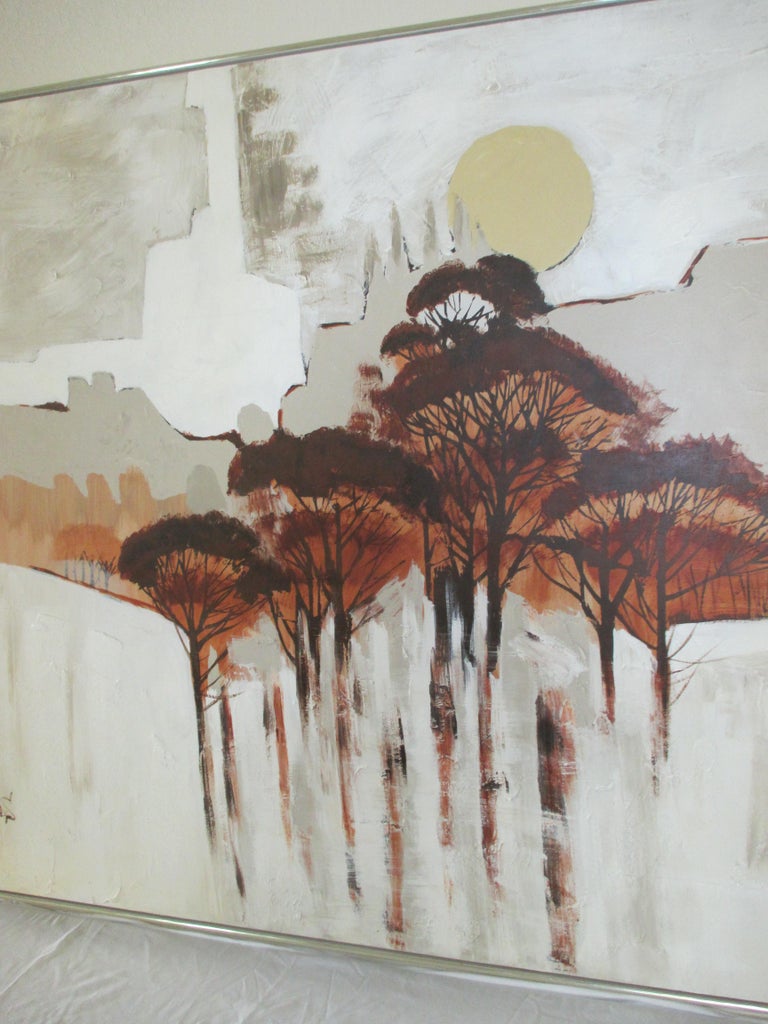 Vintage Lee Reynolds Sunrise Painting For Sale at 1stDibs