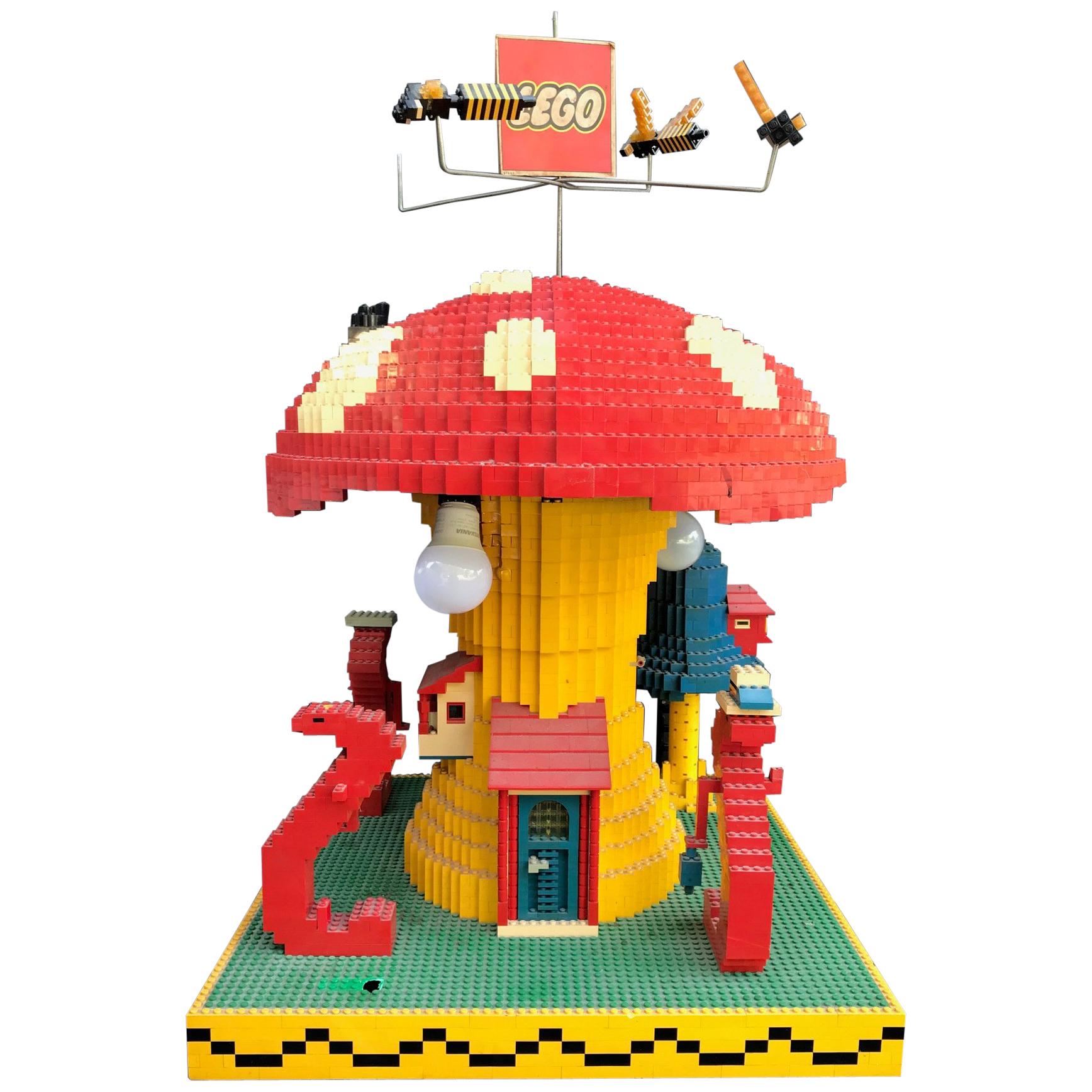 Vintage Lego Advertising Store Display Mushroom Lamp, circa 1970 at ...