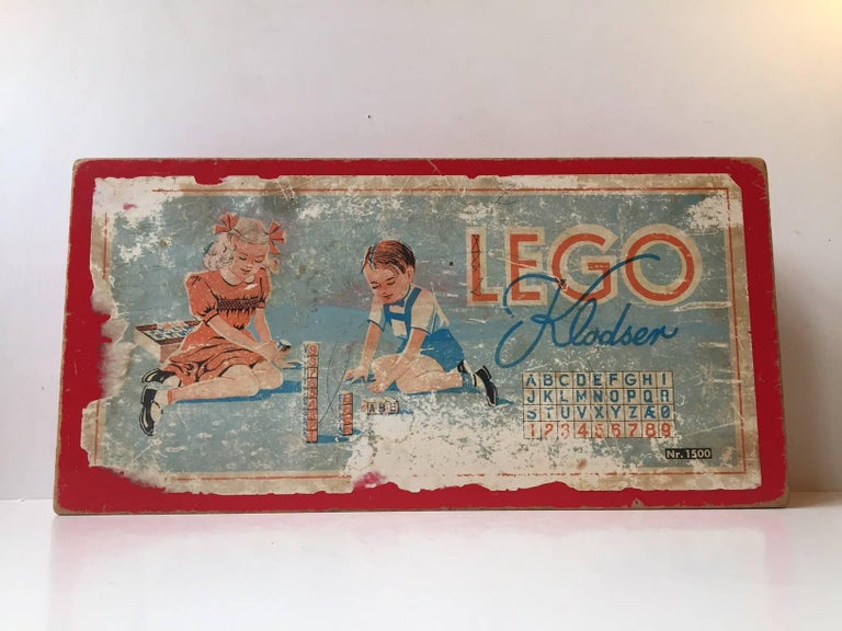 Vintage Lego Building Blocks in Wood, Complete Set, Denmark 1940s For ...
