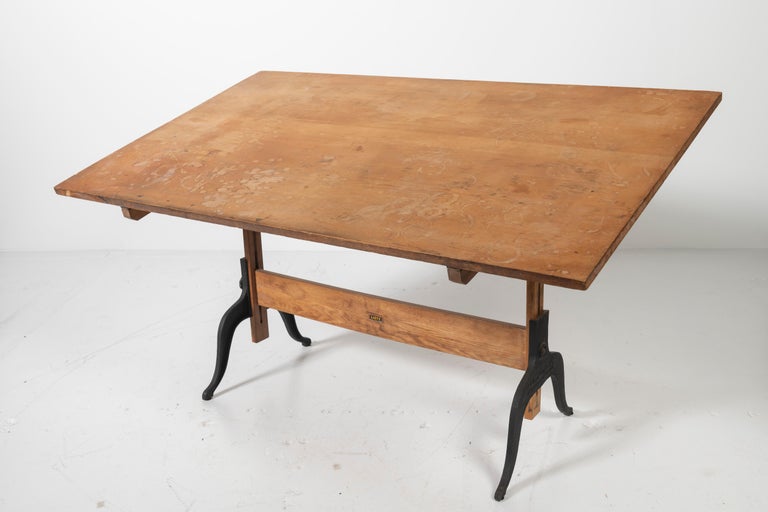Vintage Leitz Drafting Table For Sale at 1stDibs