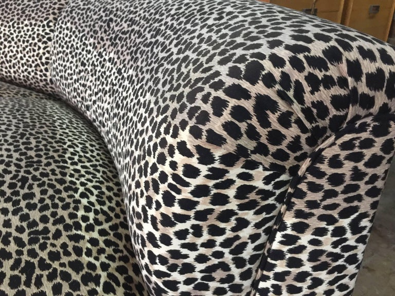 Vintage Leopard Print Bernhardt Circular Sectional Sofa at 1stDibs ...