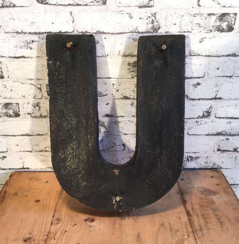 Vintage Letter U, 1950s at 1stDibs
