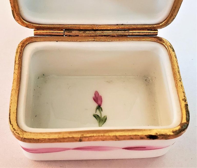 Vintage Limoges Domed Casket Ring Box at 1stDibs