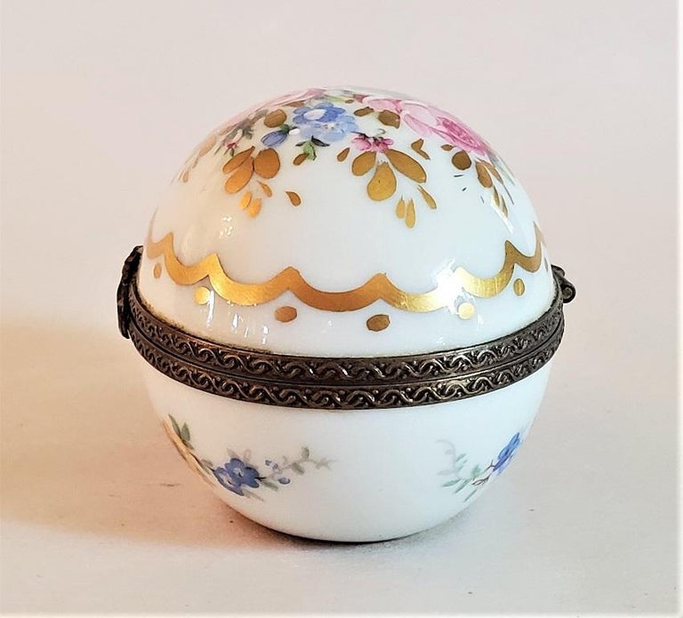 Vintage Limoges Egg Shaped Ring Box at 1stDibs