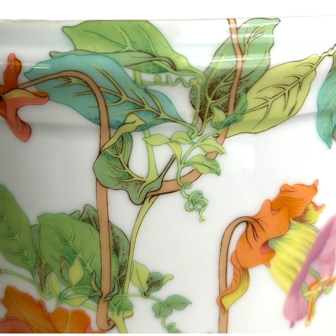 Vintage Limoges George Boyer Floral Cachepot ~ France For Sale at 1stDibs