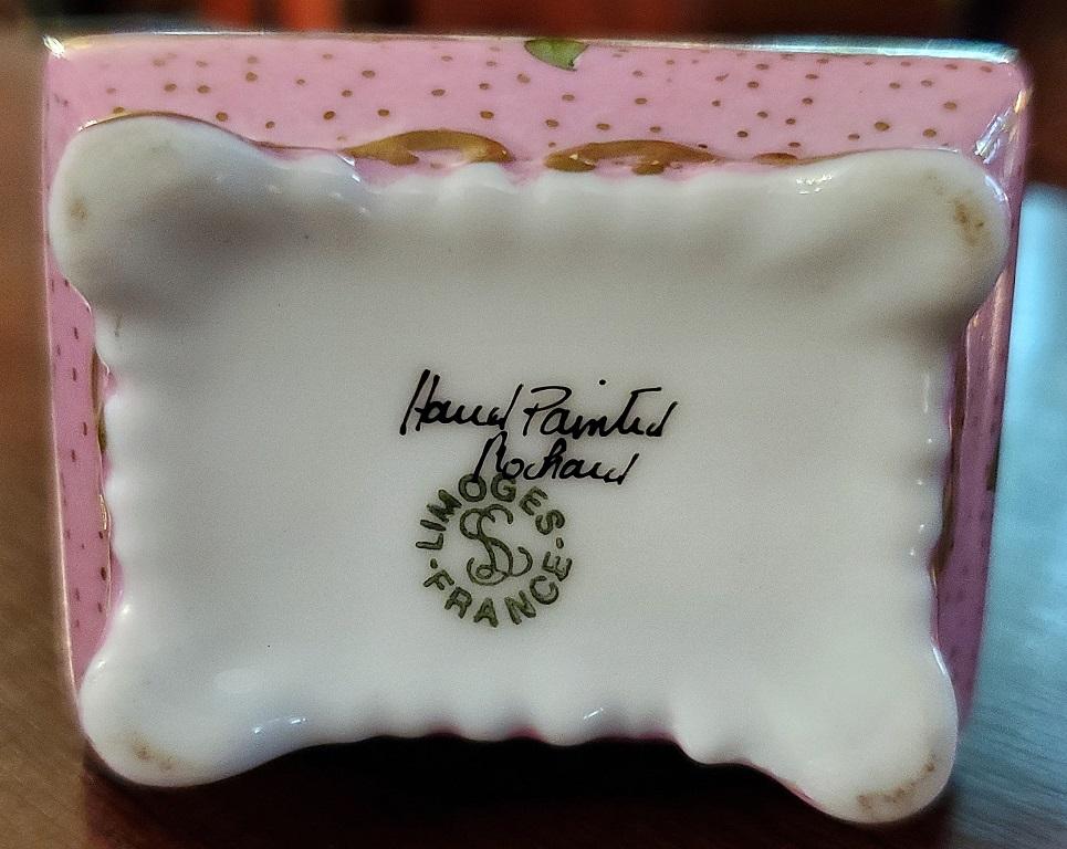 Vintage Limoges Sarcophagus Ring Box at 1stDibs | limoges ring box