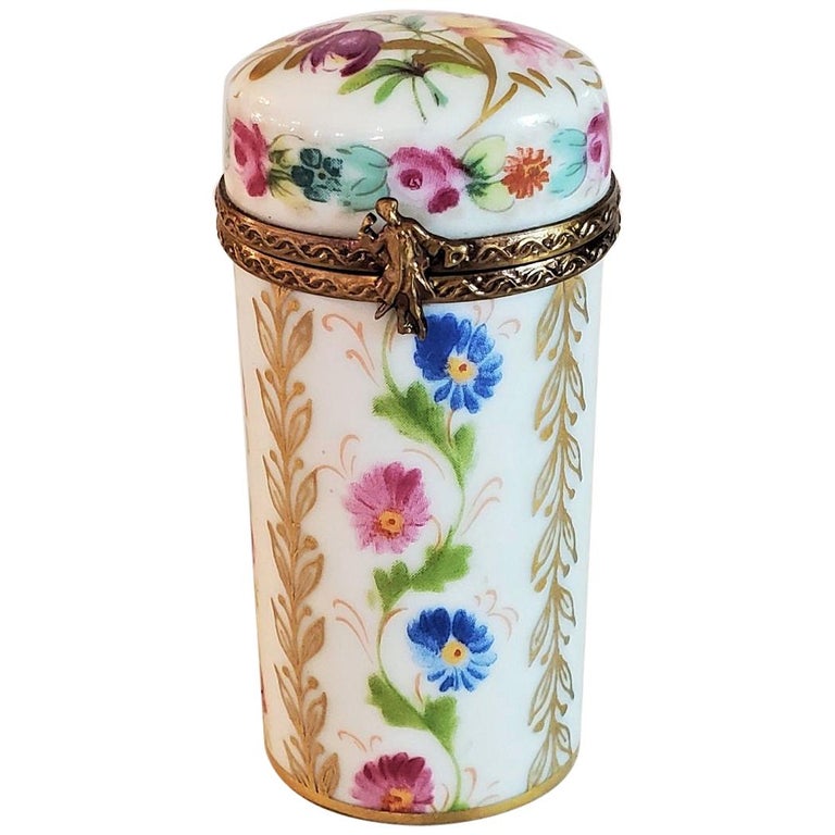 Vintage Limoges Tall Ring Box at 1stDibs