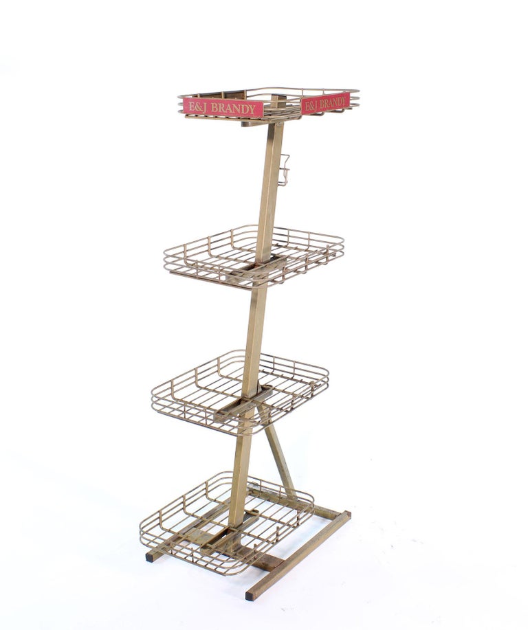 Vintage Liquor Alcohol Advertising Stock Stand for E&J Brandy For Sale ...