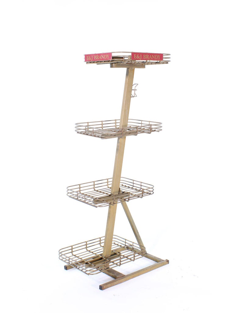 Vintage Liquor Alcohol Advertising Stock Stand for E&J Brandy For Sale ...