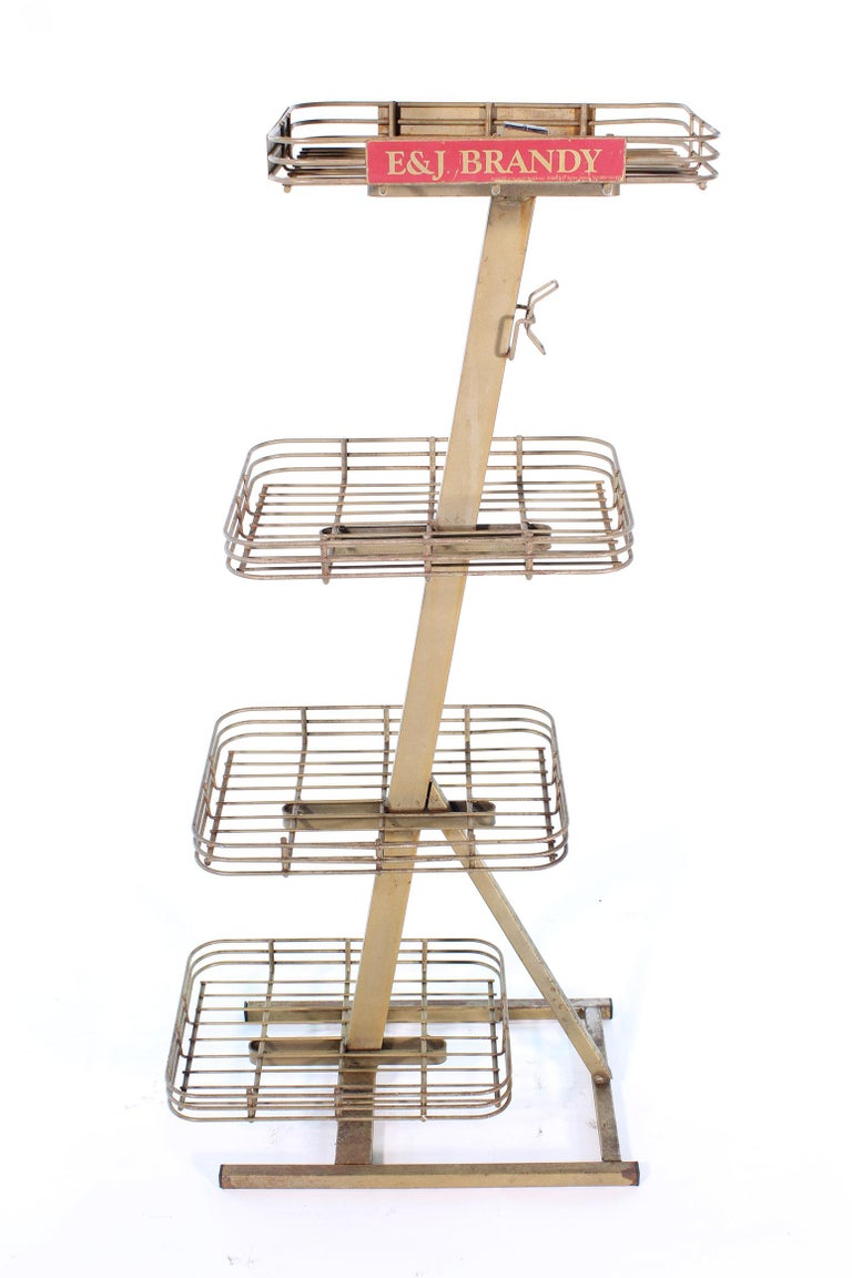 Vintage Liquor Alcohol Advertising Stock Stand for E&J Brandy For Sale ...