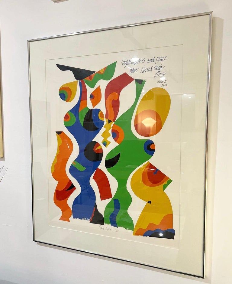 Vintage Lithograph Signed Sam Maitin and Numbered 62/75 For Sale at 1stDibs