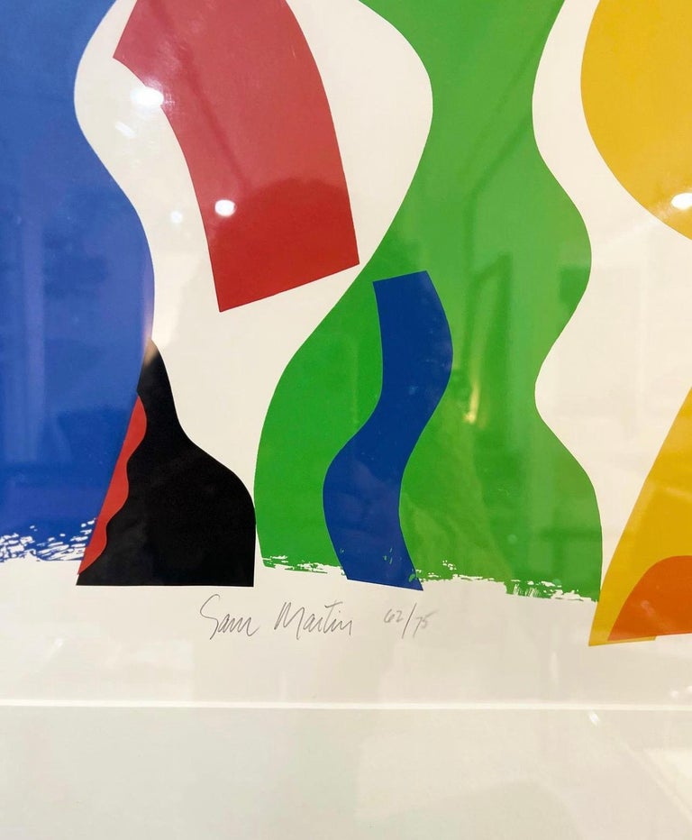 Vintage Lithograph Signed Sam Maitin and Numbered 62/75 For Sale at 1stDibs