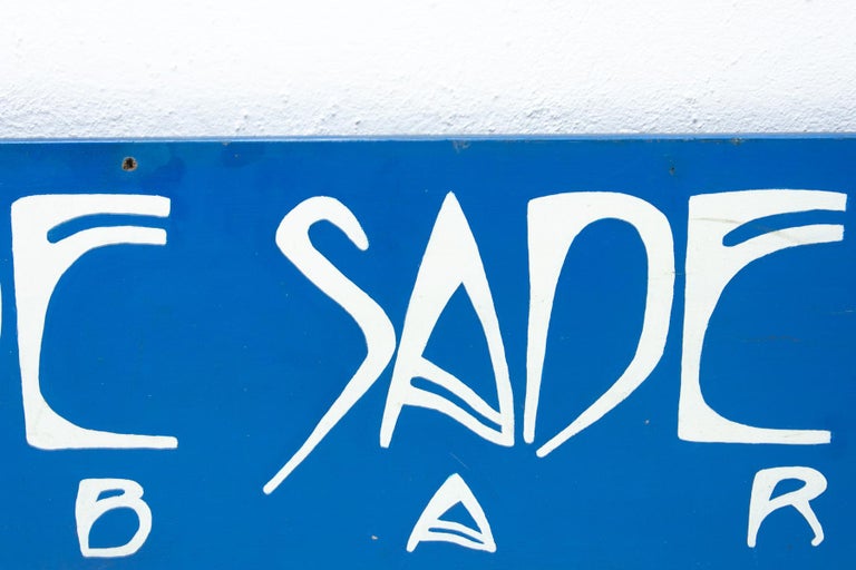 Vintage Long Sign from a Cafe Bar in Downtown Prague, 2010 For Sale at ...