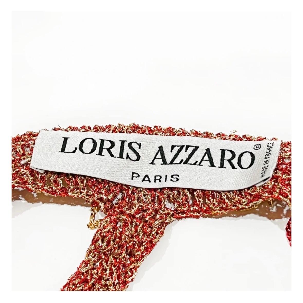 Vintage Loris Azzaro Lurex Chainmail Thong (1970s) at 1stDibs