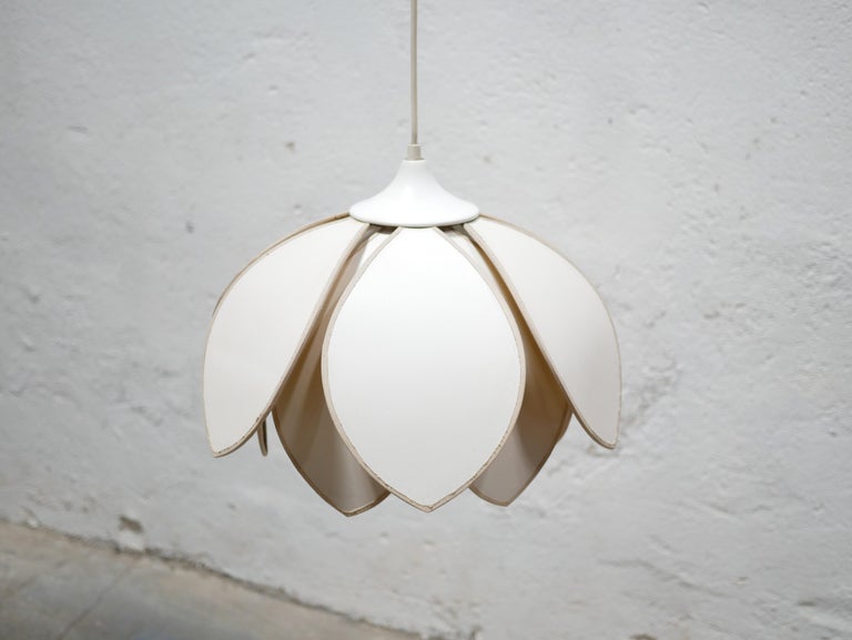 Vintage Lotus Flower Suspension For Sale at 1stDibs