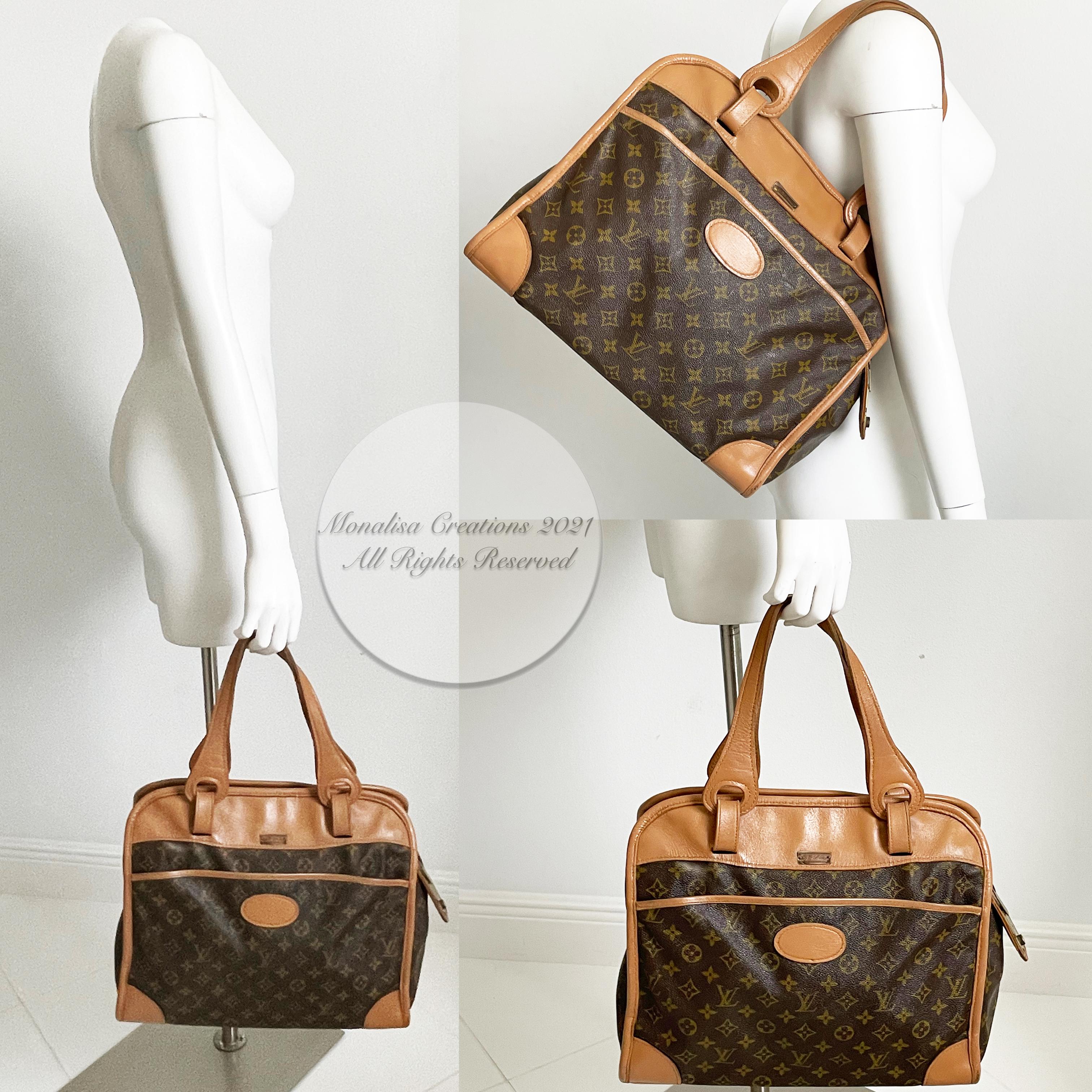 Vintage Louis Vuitton Tote Bag Travel Carry On Case French Luggage Co ...