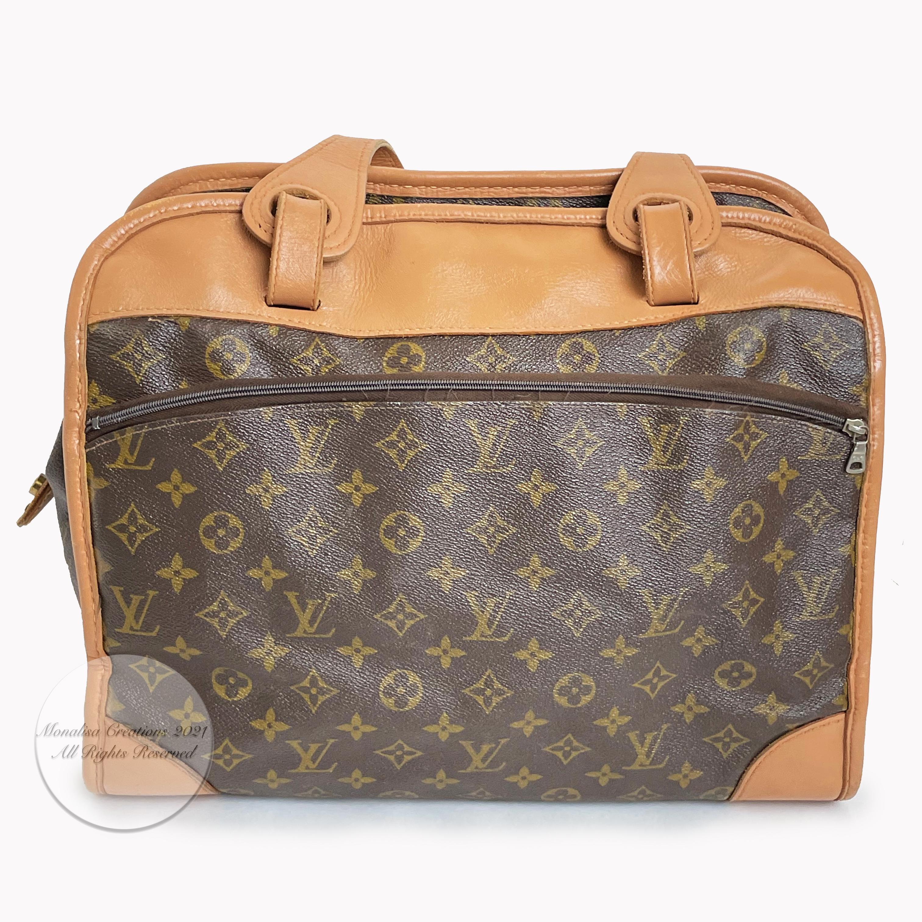 Vintage Louis Vuitton Tote Bag Travel Carry On Case French Luggage Co ...