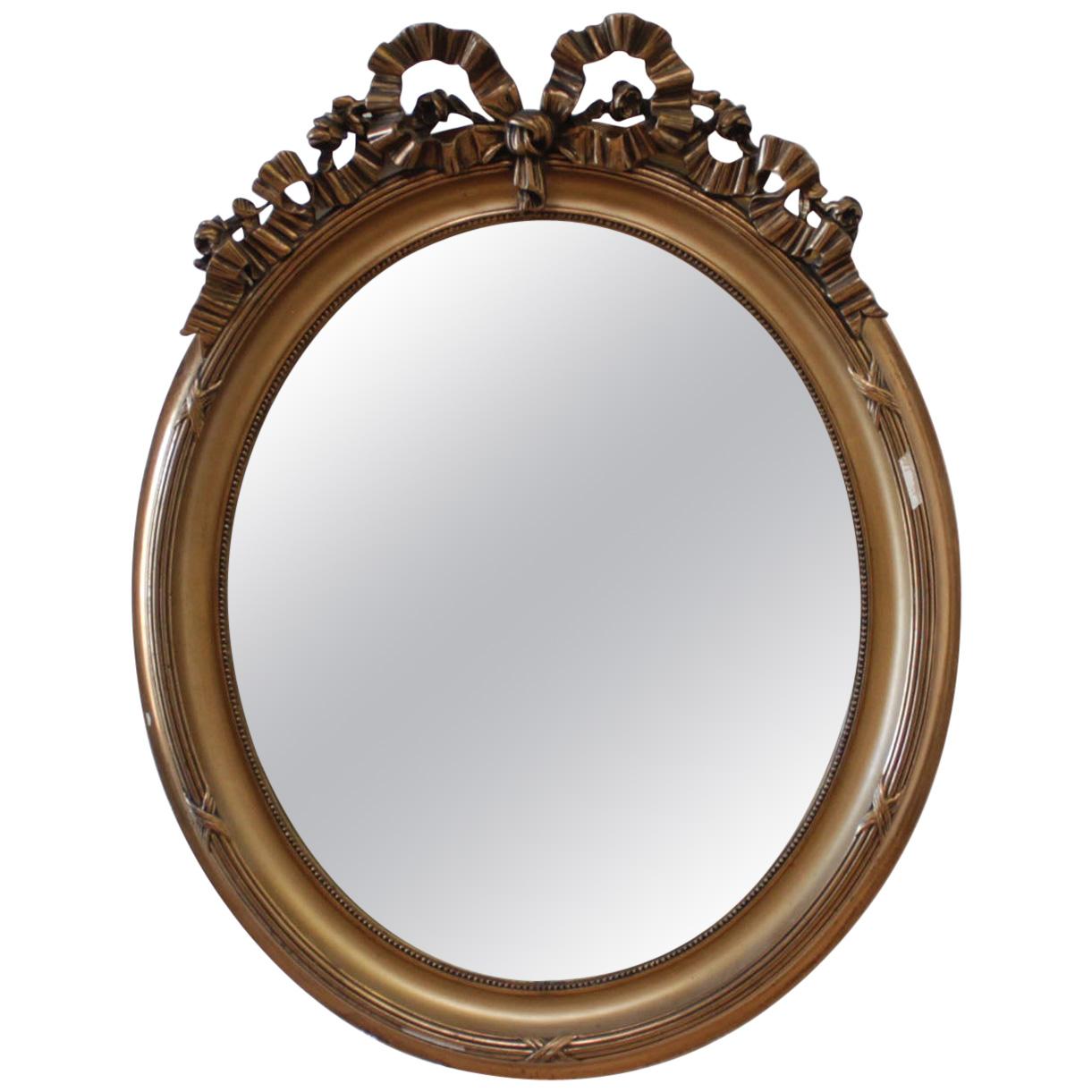 Vintage French Rococo Louis XV Style Black and Gold Beveled Glass Wall ...