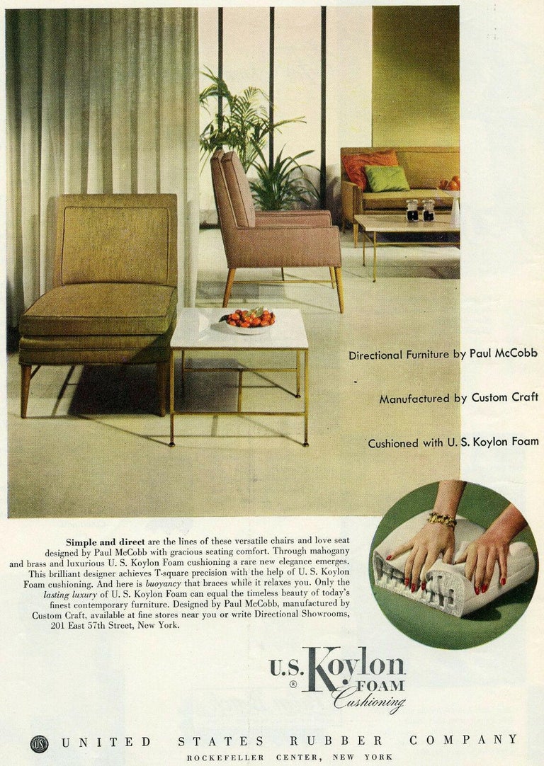Vintage Lounge Chair by Paul McCobb for Custom Craft at 1stDibs