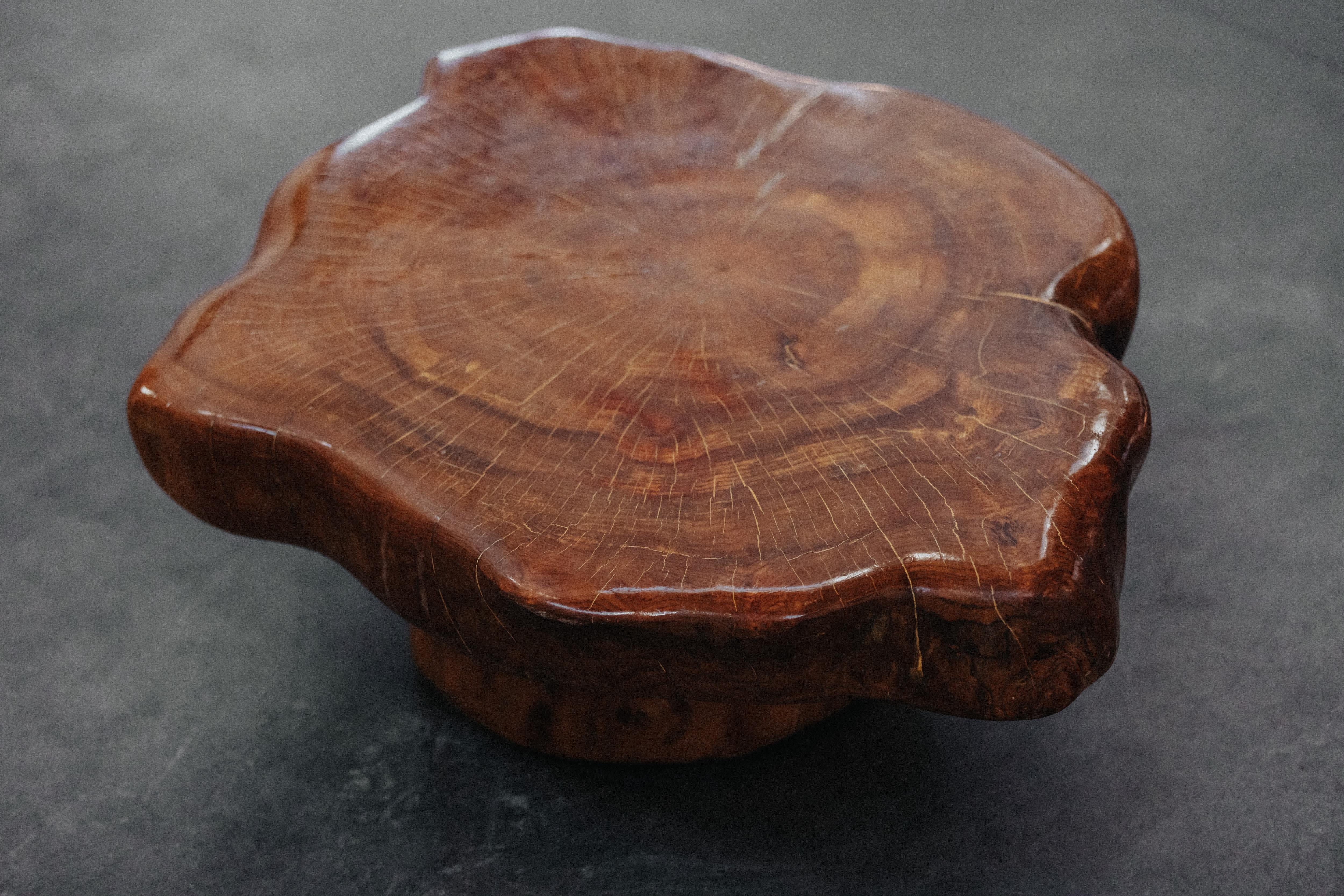 Vintage Low Live Edge Coffee Table From France, Circa 1960 For Sale at ...