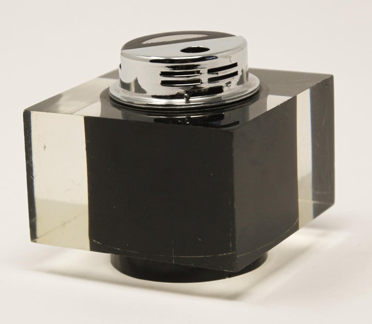 Vintage Lucite Square Retro Lighter, 1970 at 1stDibs