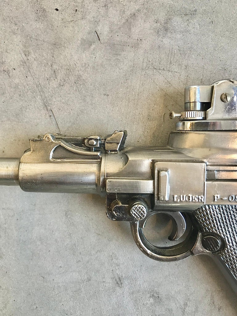 Vintage Luger Revolver Lighter at 1stDibs | luger lighter, gun lighter ...