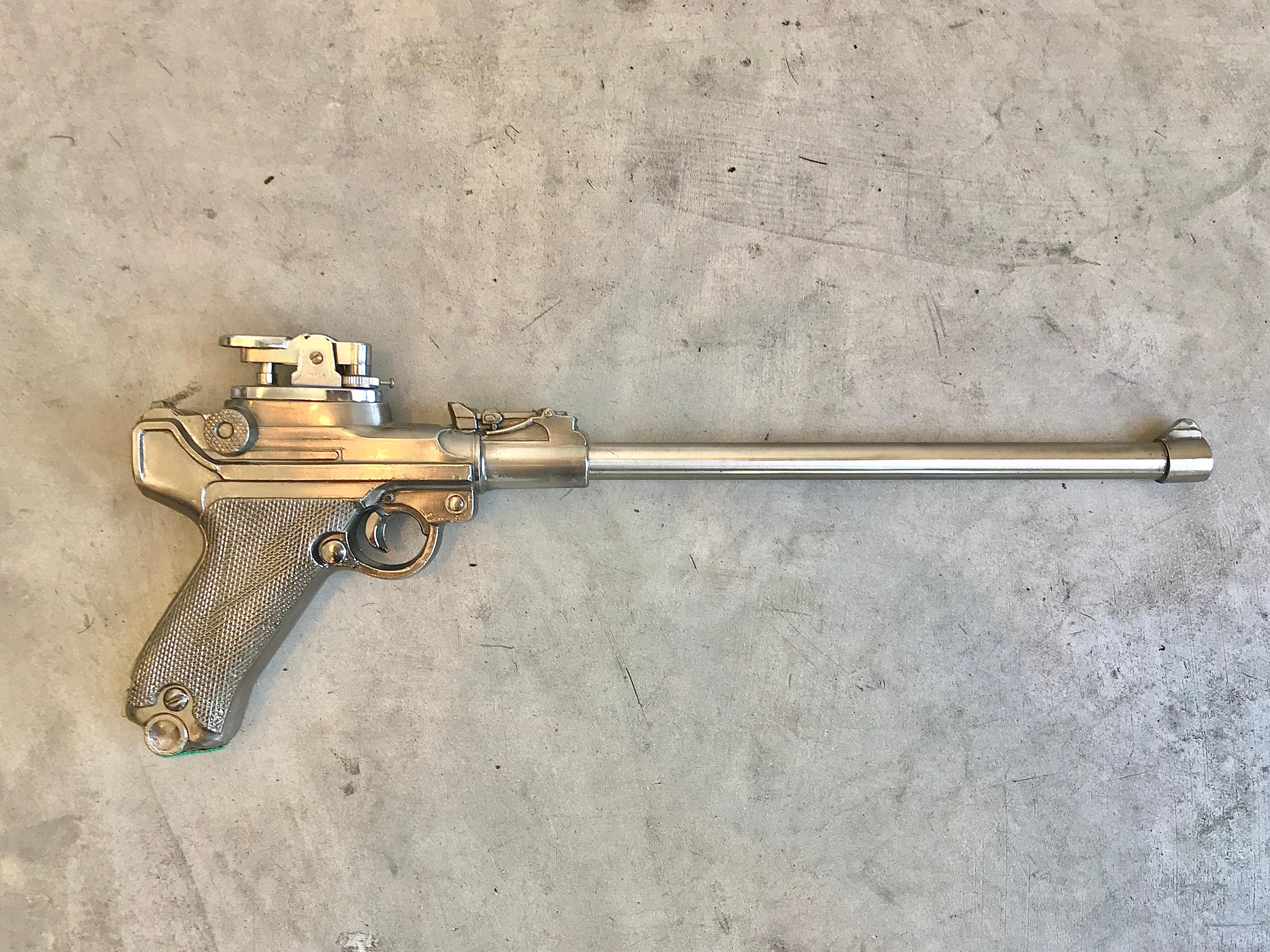 Vintage Luger Revolver Lighter at 1stDibs | luger lighter, luger p08 ...