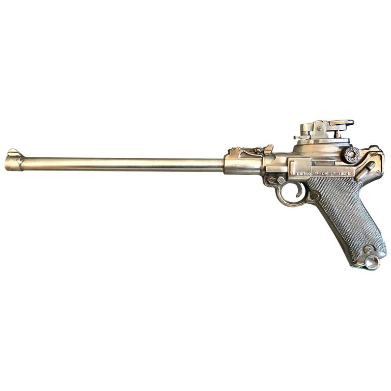 Vintage Luger Revolver Lighter at 1stDibs | luger lighter, gun lighter ...