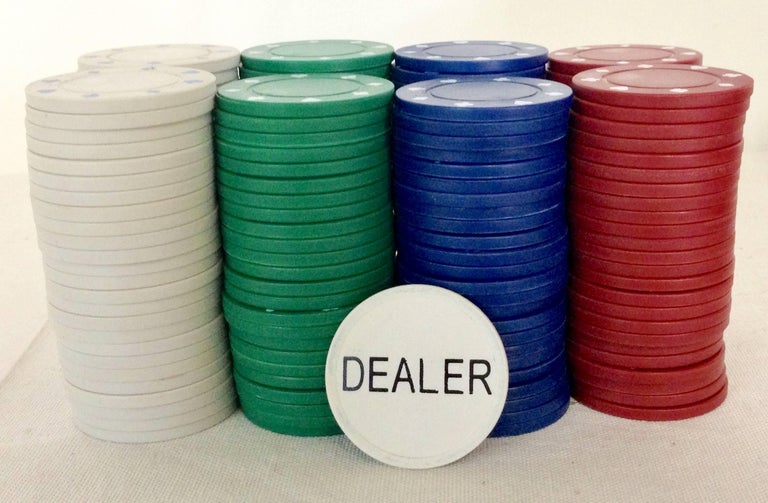 Vintage Mahogany and Brass Lazy Susan Poker Caddy at 1stDibs