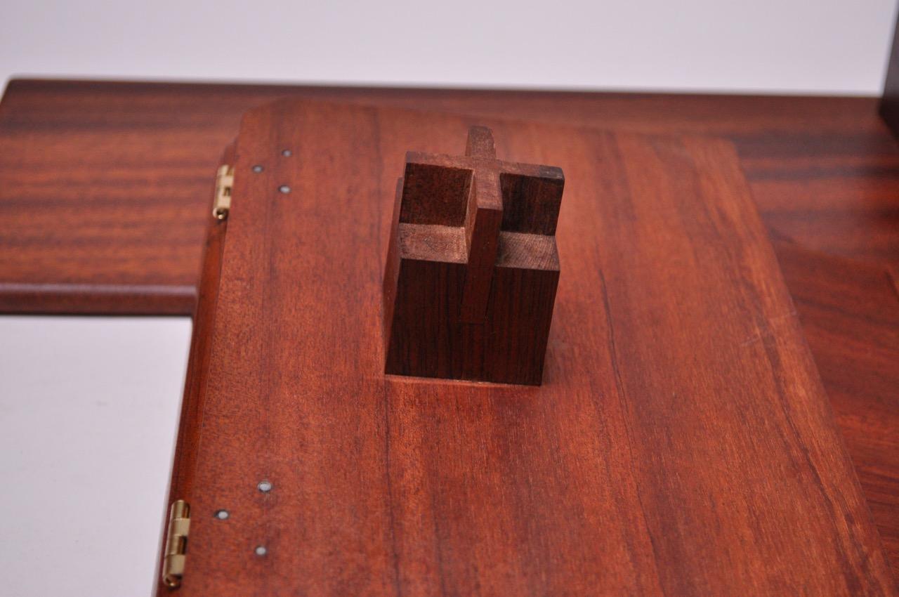 Vintage Mahogany Collapsible Tabletop Lectern / Music Stand For Sale at ...