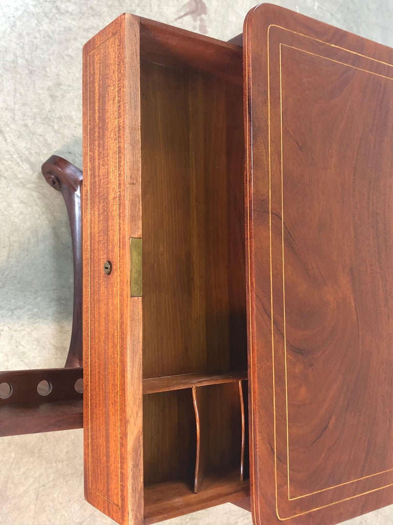 Vintage Mahogany Smoking Humidor Stand at 1stDibs | vintage cushman ...