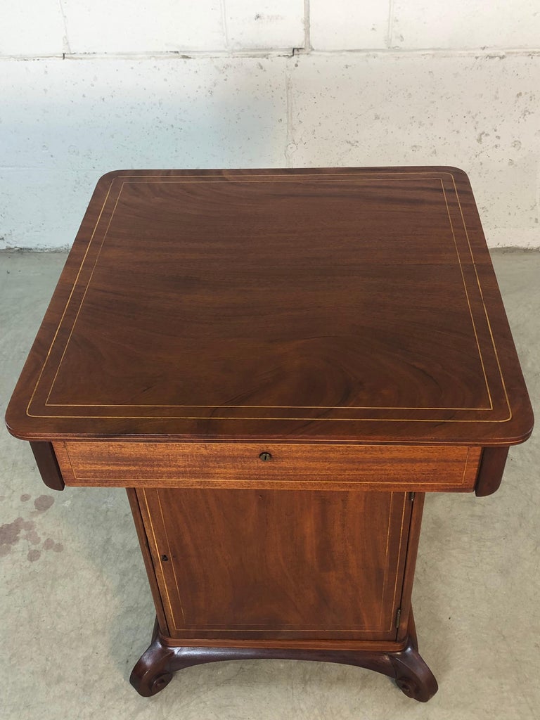 Vintage Mahogany Smoking Humidor Stand at 1stDibs | vintage cushman ...