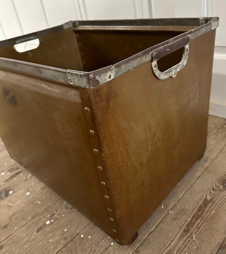 Vintage Mail Bin or Storage Cart For Sale at 1stDibs