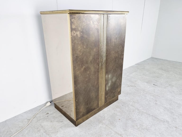 Vintage Maison Jansen Bar Cabinet, 1980s at 1stDibs
