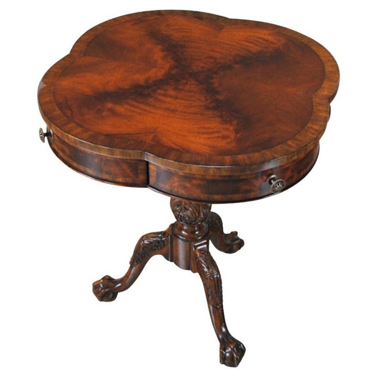 Vintage Maitland Smith Drum Table at 1stDibs