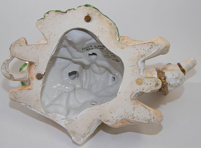 Vintage Majolica Italy Camel Meiselman Sculpture For Sale at 1stDibs