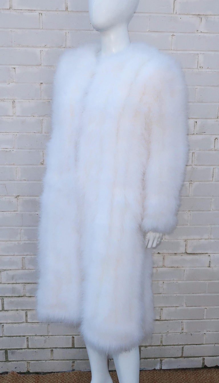 Vintage Marabou Feather Evening Jacket Coat at 1stDibs
