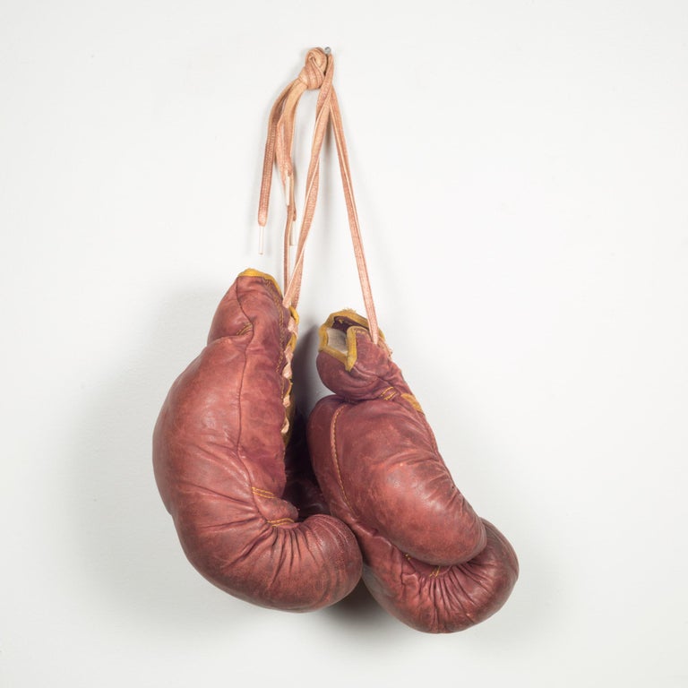 old boxing gloves