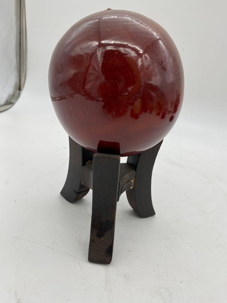 Vintage Marble, Brass, Resin, Glass Spheres with Stands Collection For ...