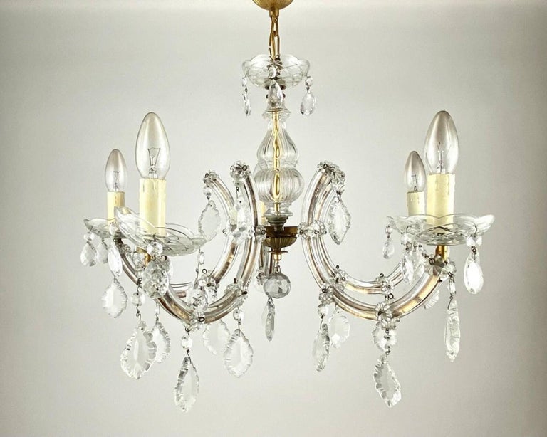 Vintage Maria Theresa Style Chandelier Crystal Chandelier With 5 Lights ...