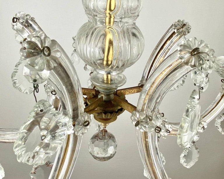Vintage Maria Theresa Style Chandelier Crystal Chandelier With 5 Lights ...