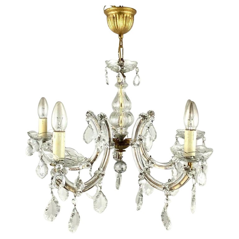 Vintage Maria Theresa Style Chandelier Crystal Chandelier With 5 Lights ...