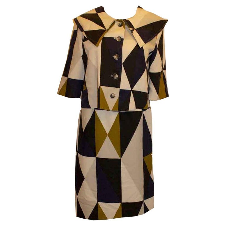 Vintage Marimekko Dress and Jacket For Sale at 1stDibs