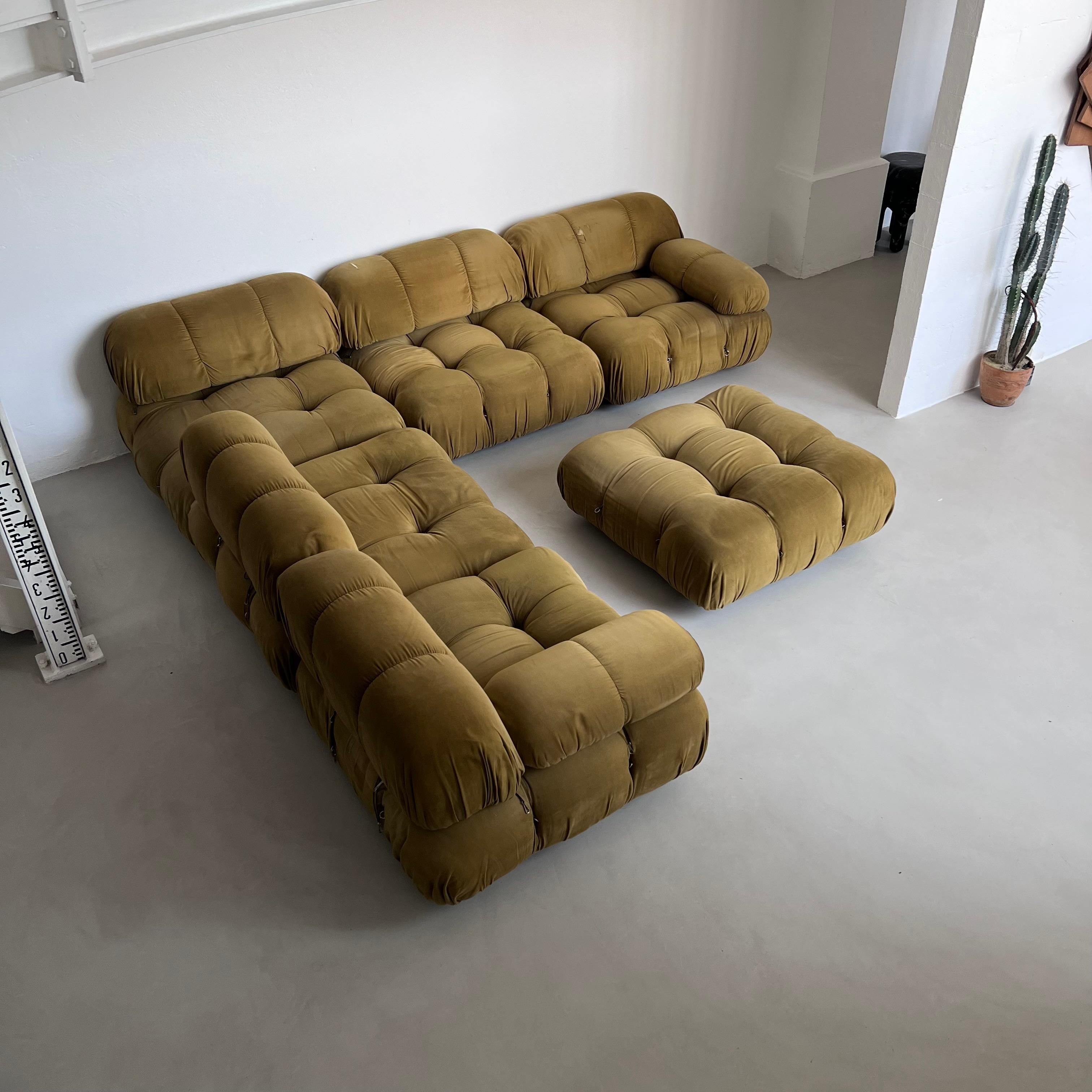Vintage Mario Bellini Camaleonda Modular Sofa for C&B Italia, Yellow ...