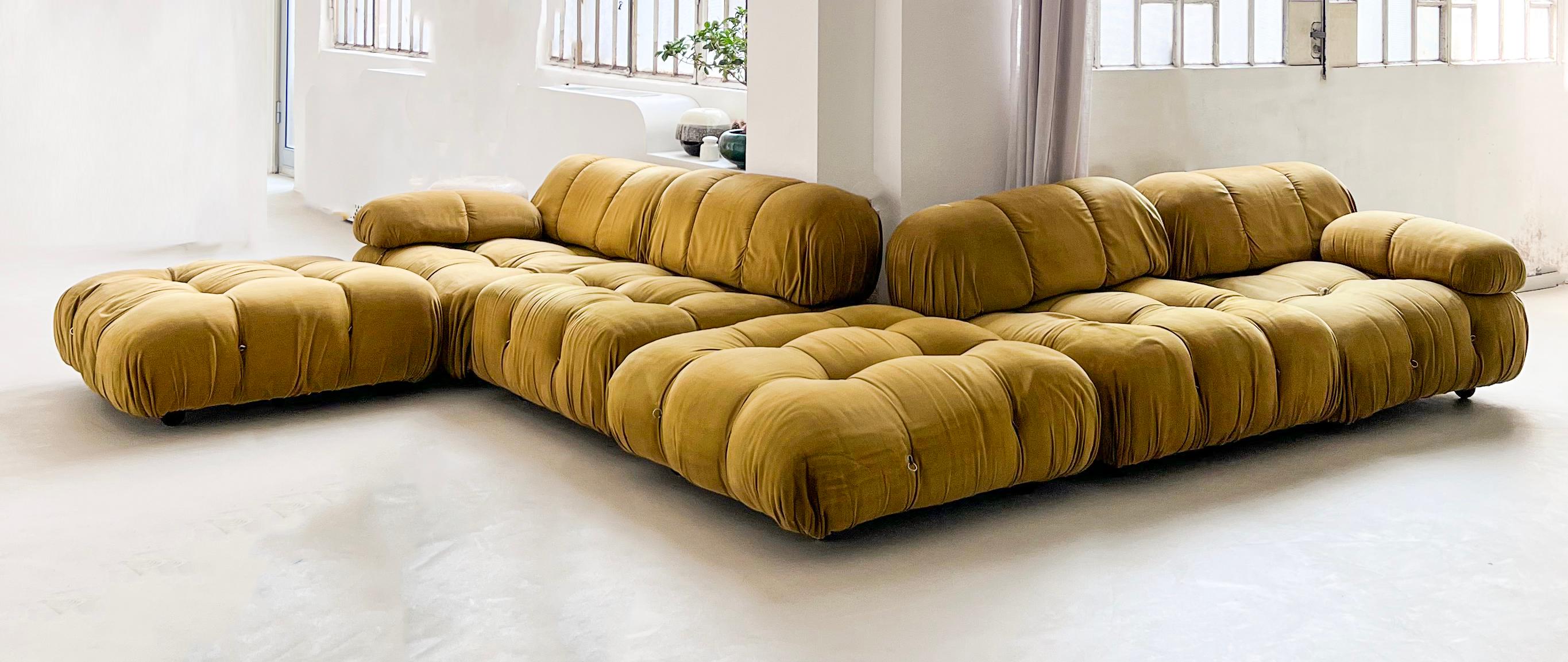 Mario Bellini Camaleonda Modular Sofa in Rose Fabric at 1stDibs | mario ...