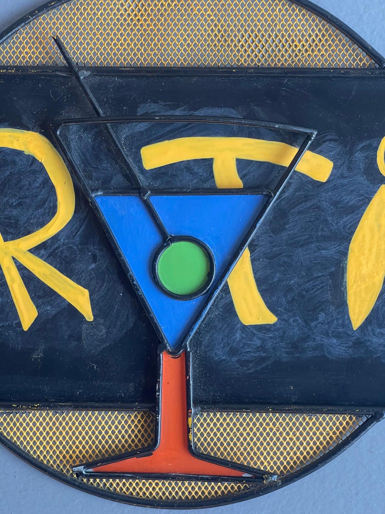 Vintage "Martini" Sign at 1stDibs