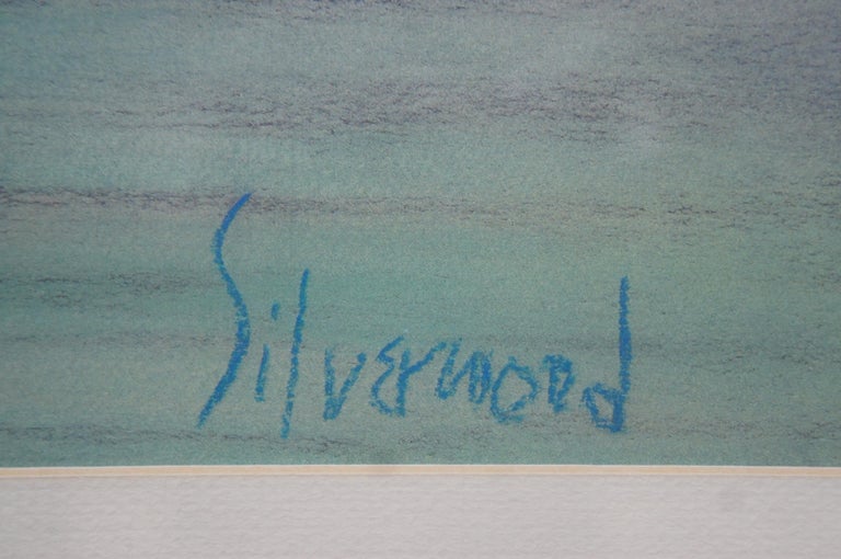 Vintage Mary Silverwood 'Diablo Range' Southwester Landscape Print ...