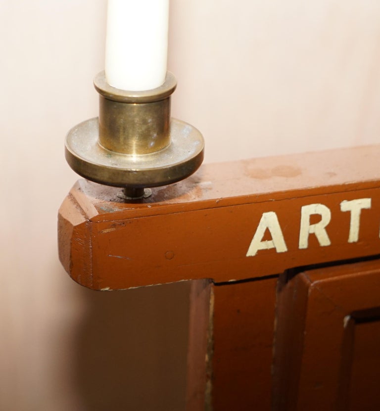 Vintage Masonic Lodge Rotating Sign Liberty Hall Strict Order Candle ...