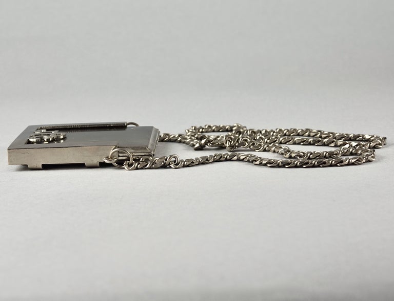 Vintage Massive JEAN PAUL GAULTIER Silver Cigarette Holder Chain ...